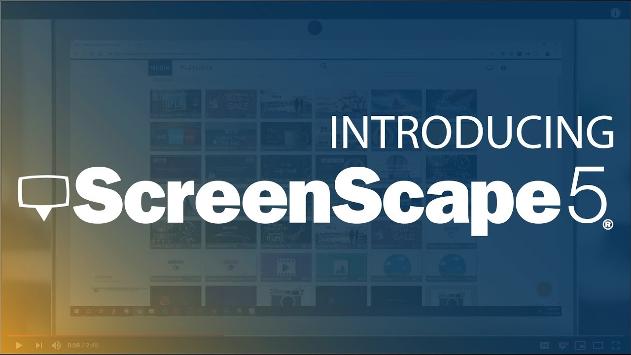 Introducing ScreenScape5, the next generation digital signage platform ...