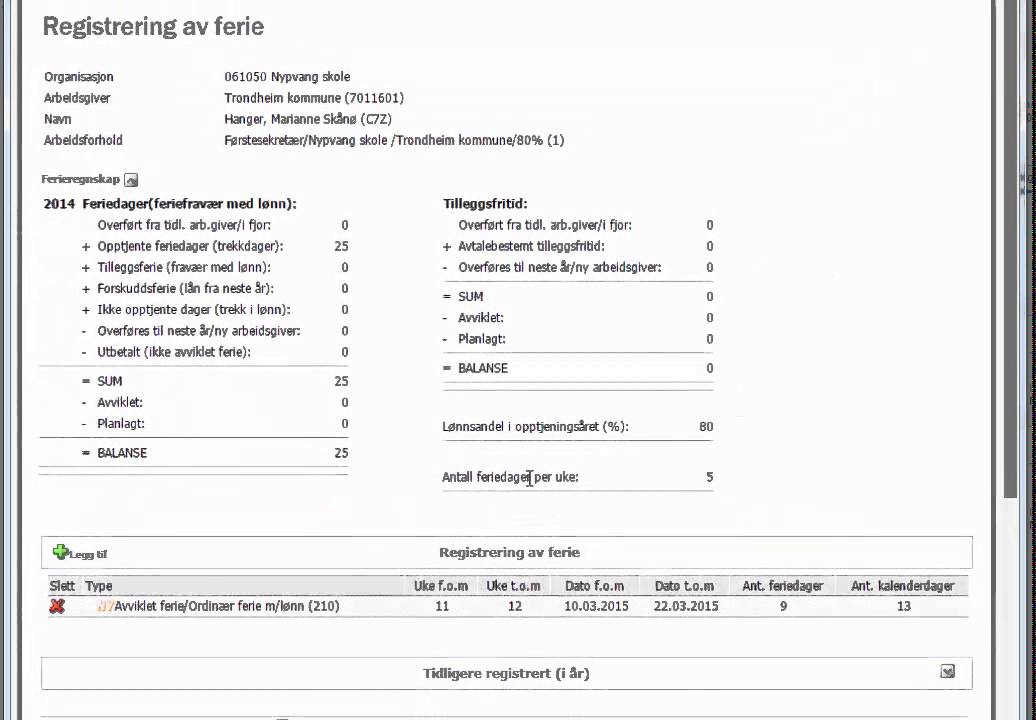 Søknad om ferie - YouTube