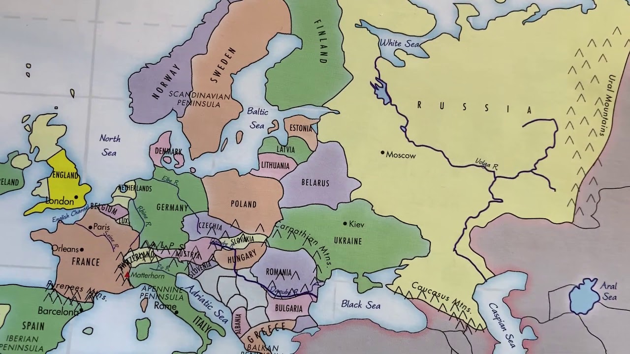 Geography Week 4, Cycle 2- European Rivers - YouTube