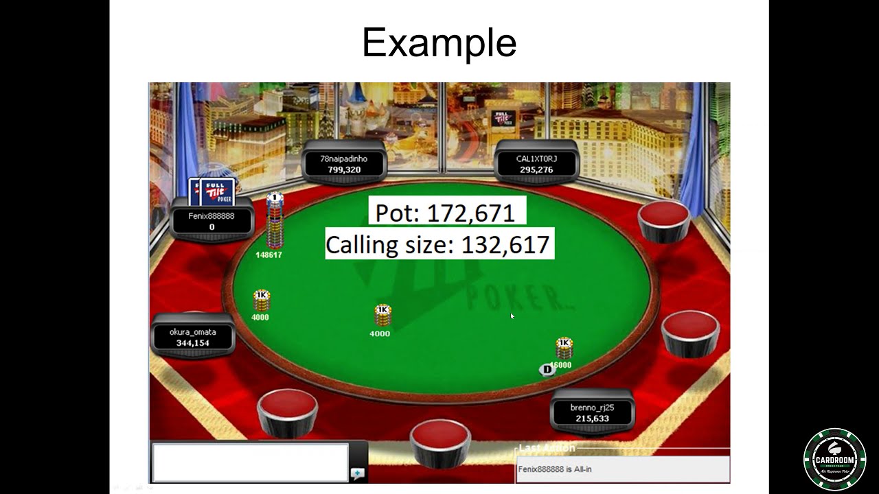 International Poker School CardRoom - Pot Odds and Outs - YouTube
