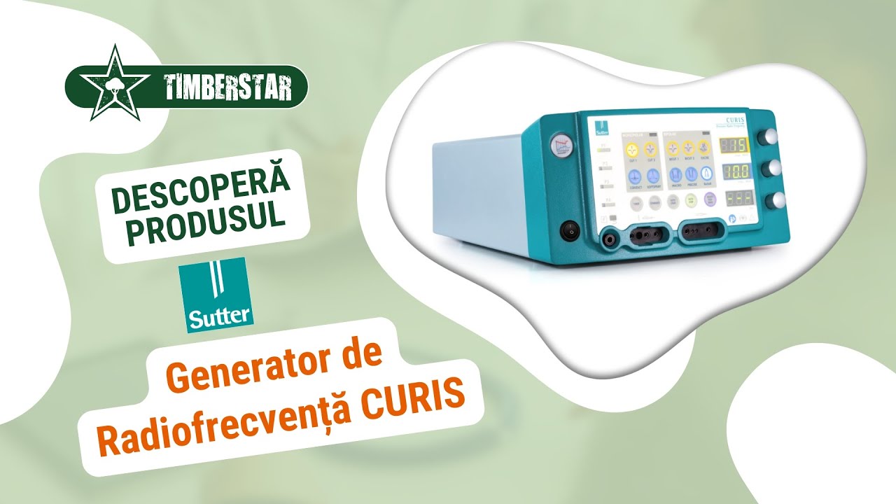 Generator Radiofrecvență SUTTER CURIS | Electrochirurgie | Timberstar ...