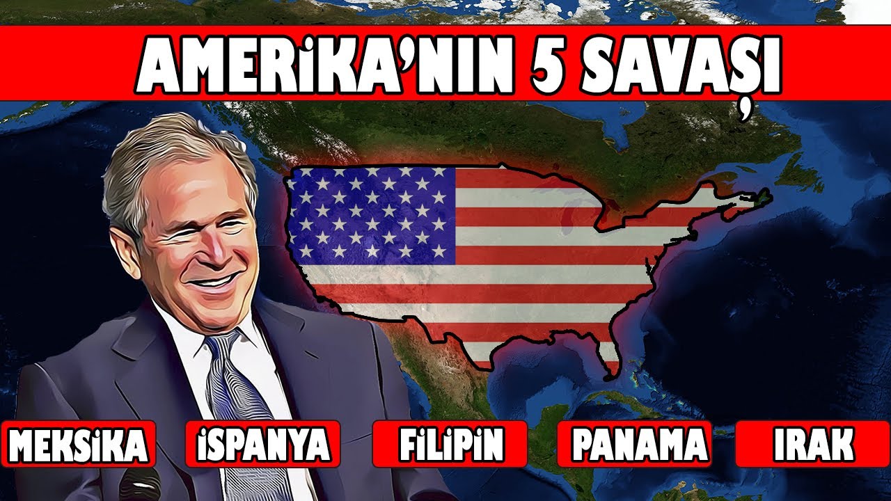 Amerika Tarihinin 5 Savaşı (TEK PARÇA) || Amerika'nın Savaştığı Ülkeler ...