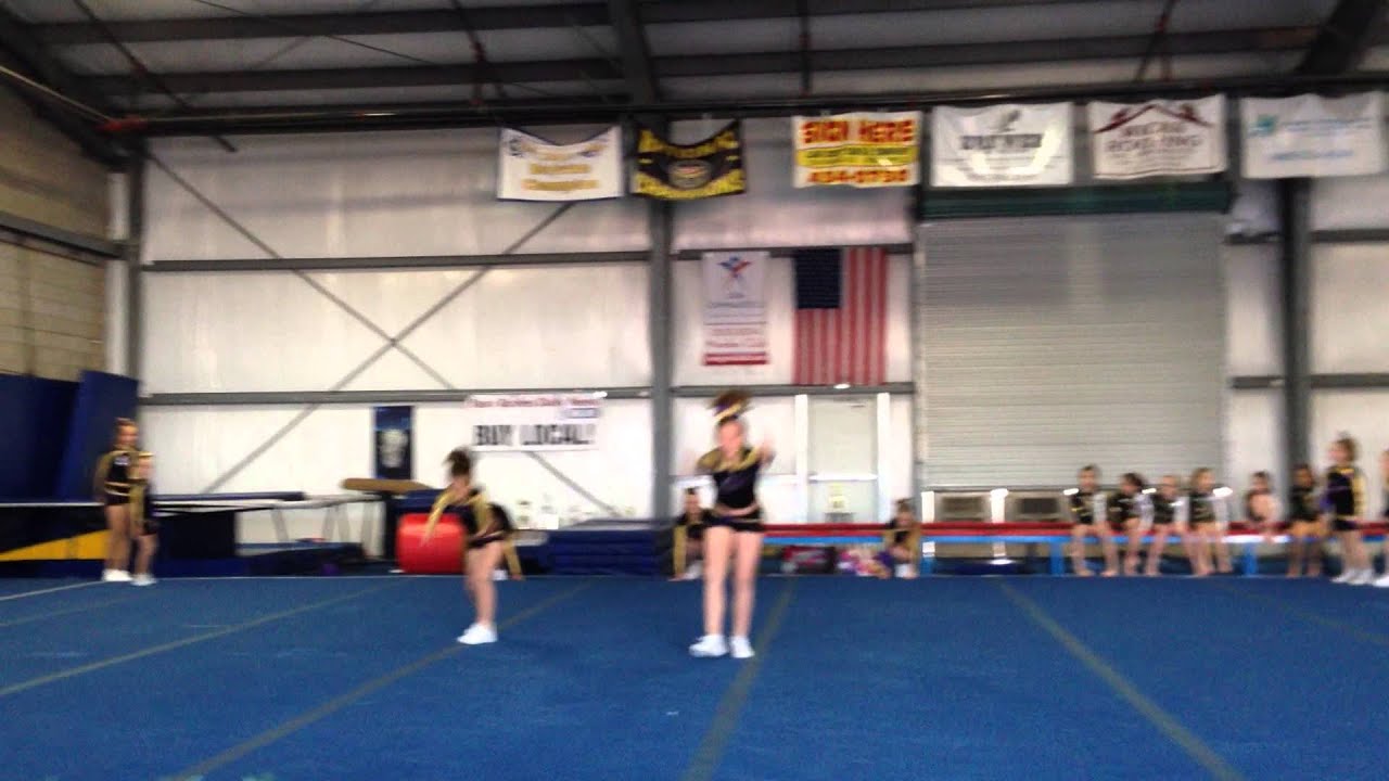 California Gold Gymnastics Youth Cheer team - YouTube