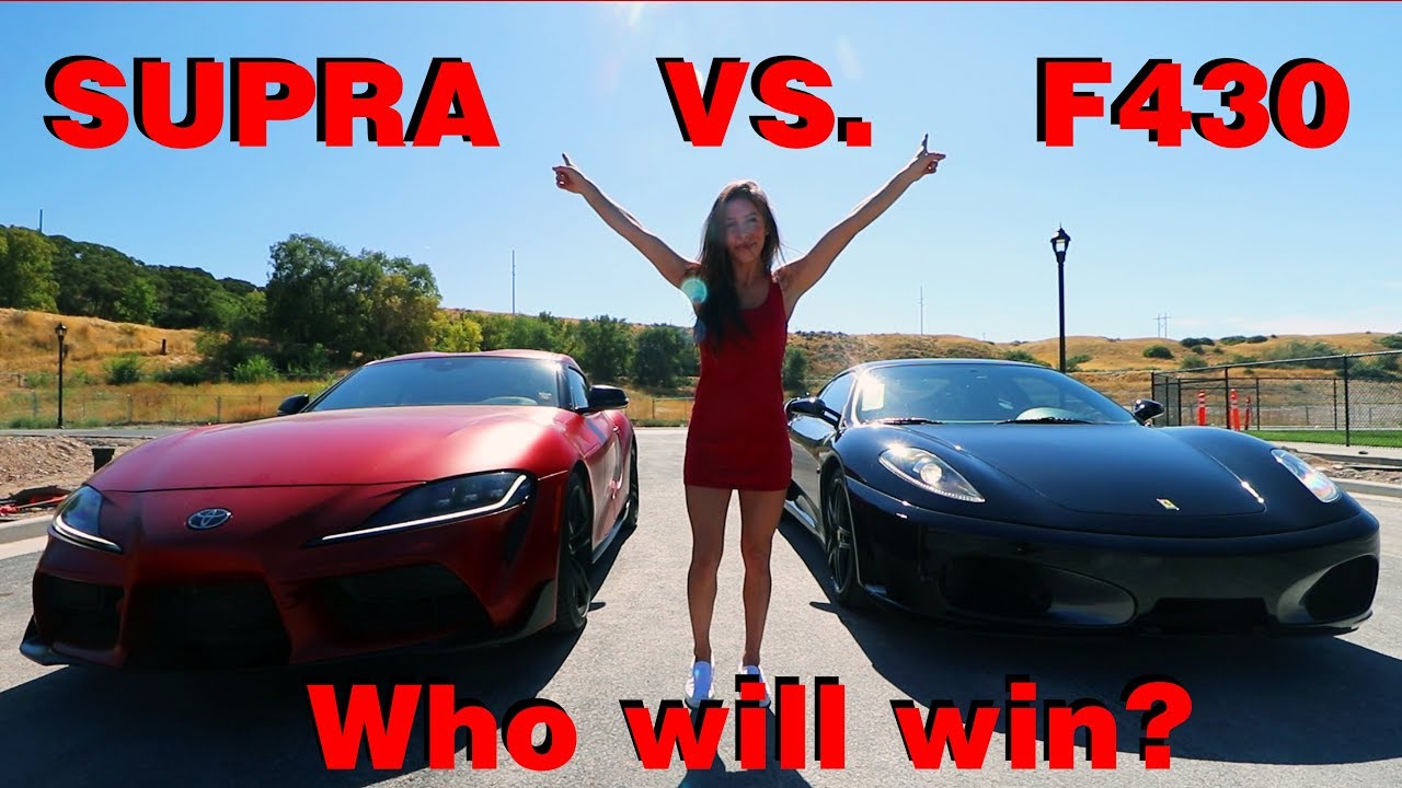 The Stradman's SUPRA vs. Ferrari F430 - YouTube