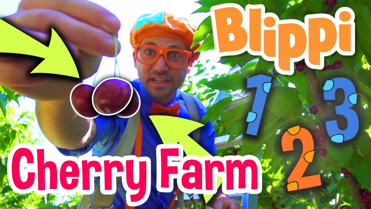 Blippi Visits a Cherry Farm | Songs for Kids | Learn with Blippi ...