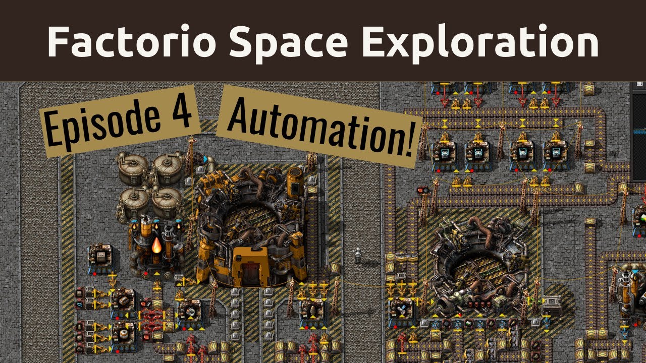 Things Get Automated! - Factorio Space Exploration #4 - YouTube