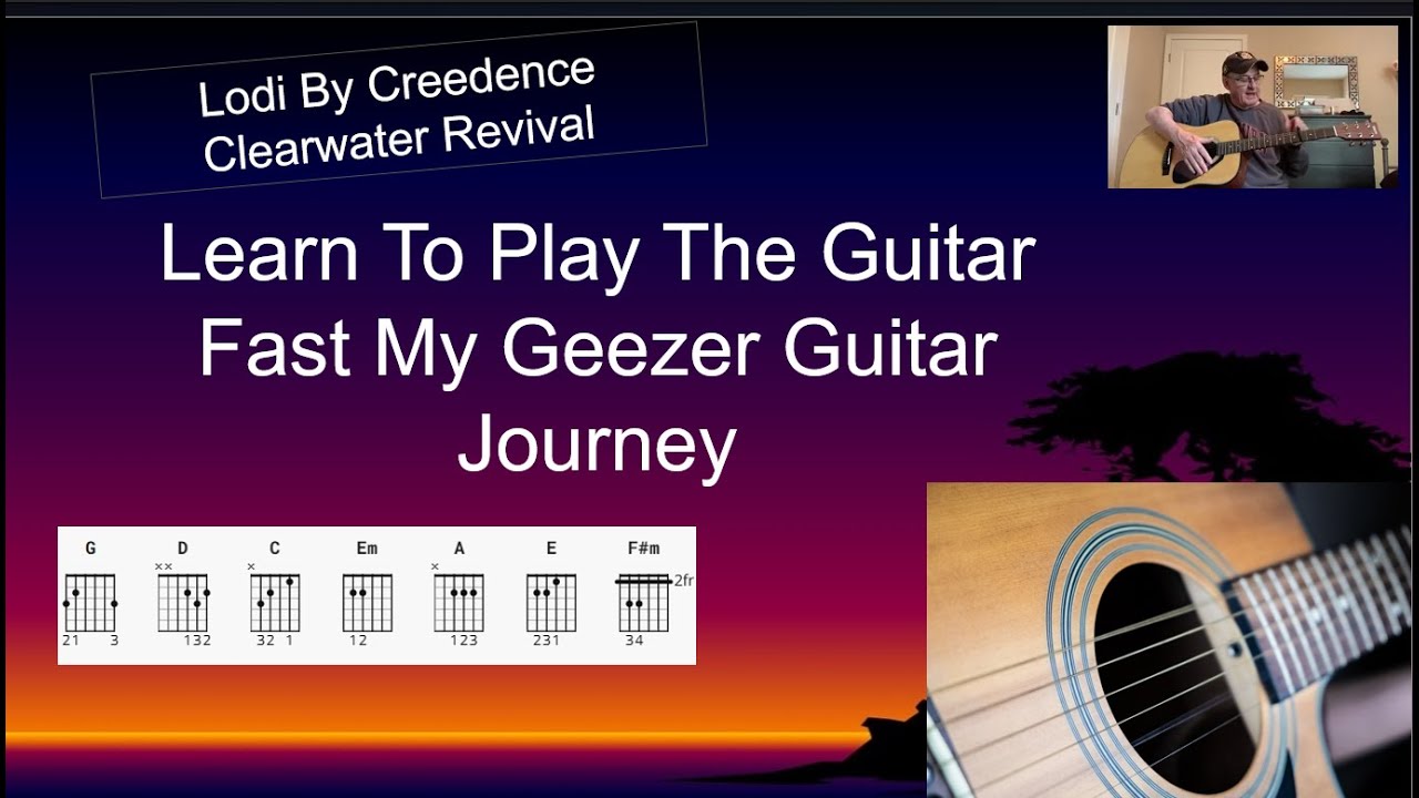 Lodi by Creedence Clearwater Revival cover with lyrics and chords - YouTube