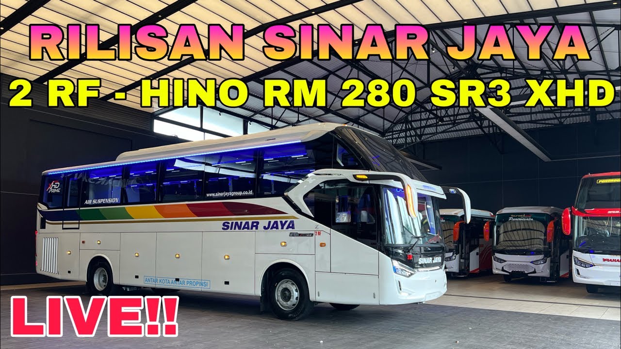 LIVE SHOWROOM - HARI LIBUR TETEP ADA RILISAN - SINAR JAYA SR3 XHD HINO ...