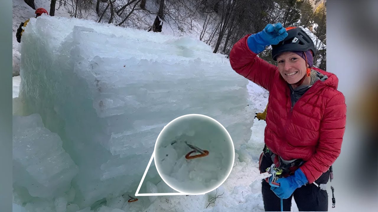 In Utah, a woman dies while saving another climber from an ice column ...