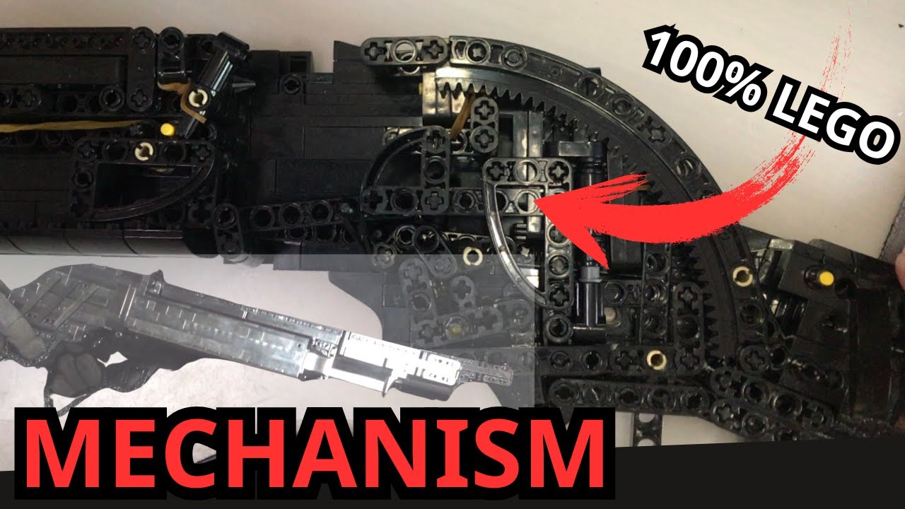 Lego Winchester M1887 Working mechanism [Designed by Shrapnel] - YouTube