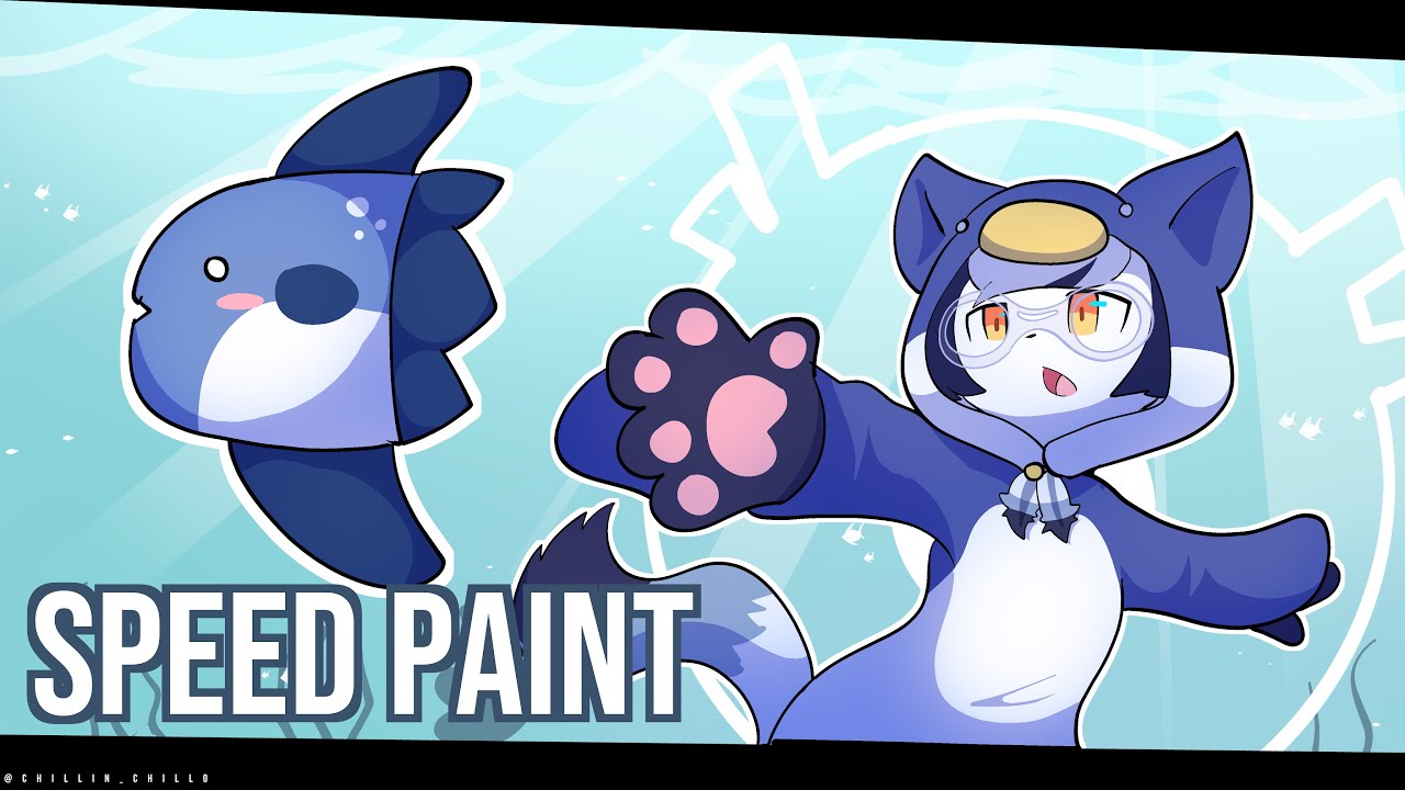Mr Sunfish FANART SPEEDPAINT For Yonkagor - YouTube