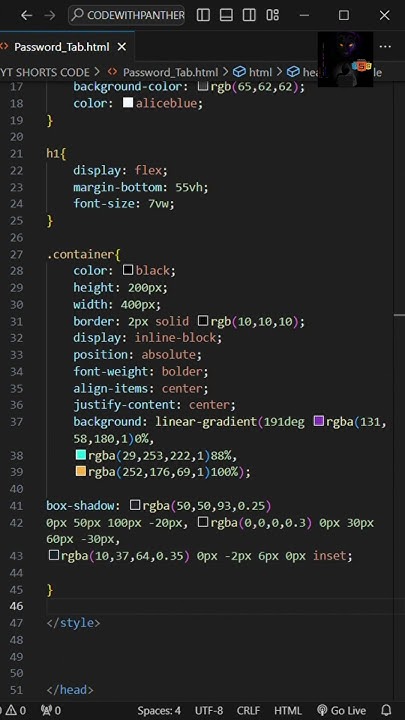 Show And Hide Password Using Html Css And Javascript Shorts
