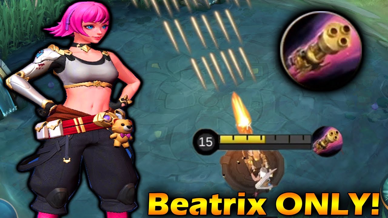 Beatrix Best Gun Machine GUN! | MOBILE LEGENDS - YouTube