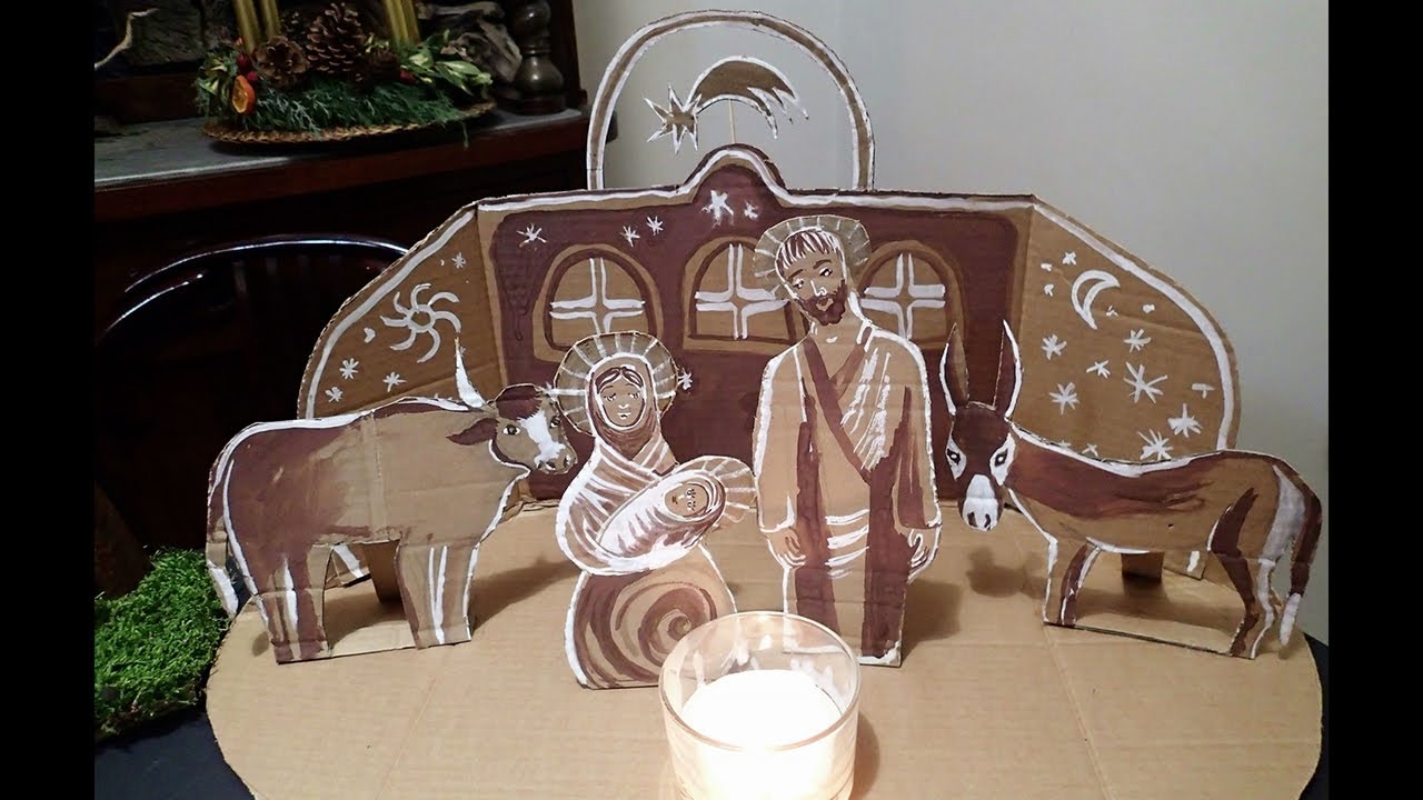 Betlehem készítése gyerekekkel - YouTube