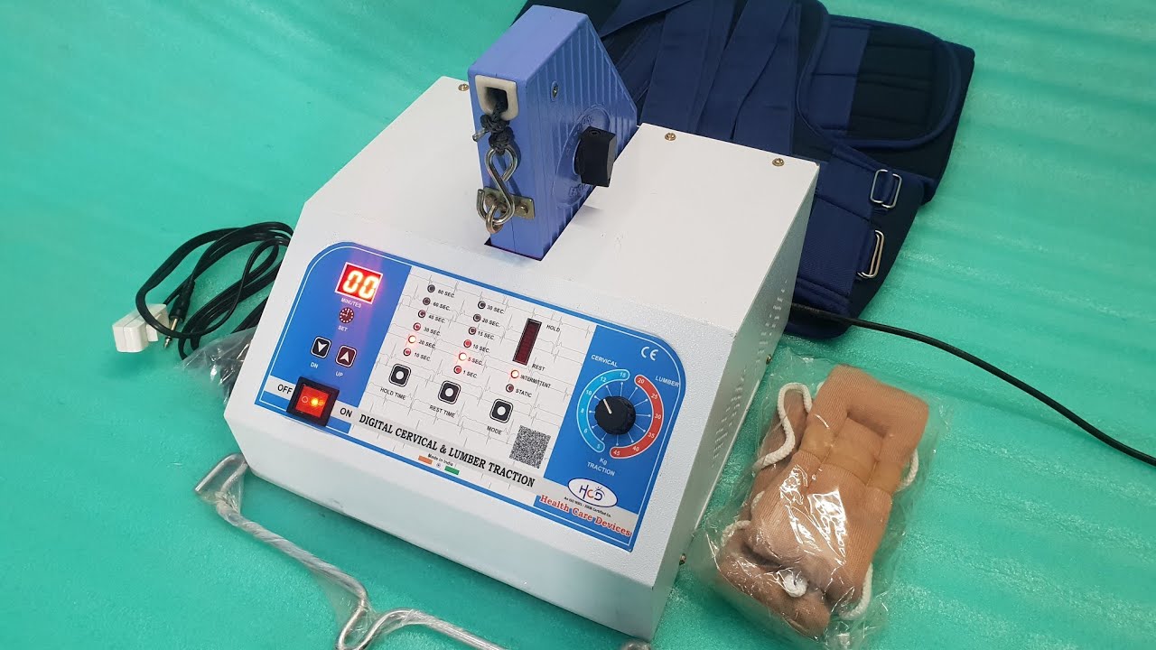 Traction Machine Cervical & Lumbar Uses Physiotherapy Rehabilitation ...