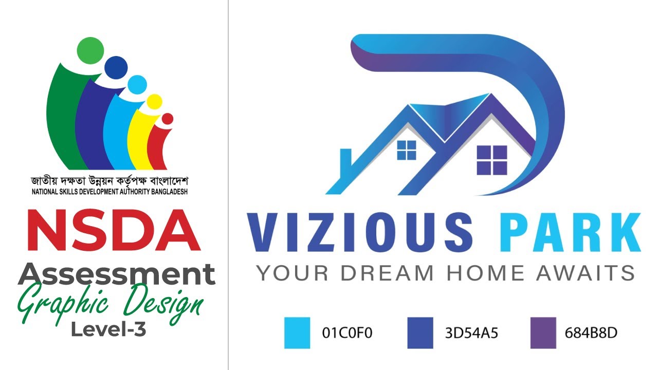 Vizious park logo, graphic design level-3, NSDA level 3 #Nsda_Logo # ...