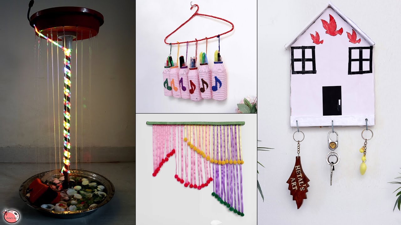 DIY Room Decor !!! 11 Room Decorating Ideas For Your Home || Key Stand ...