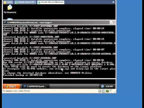 Converting Oracle Database from Windows to Linux using RMAN - YouTube