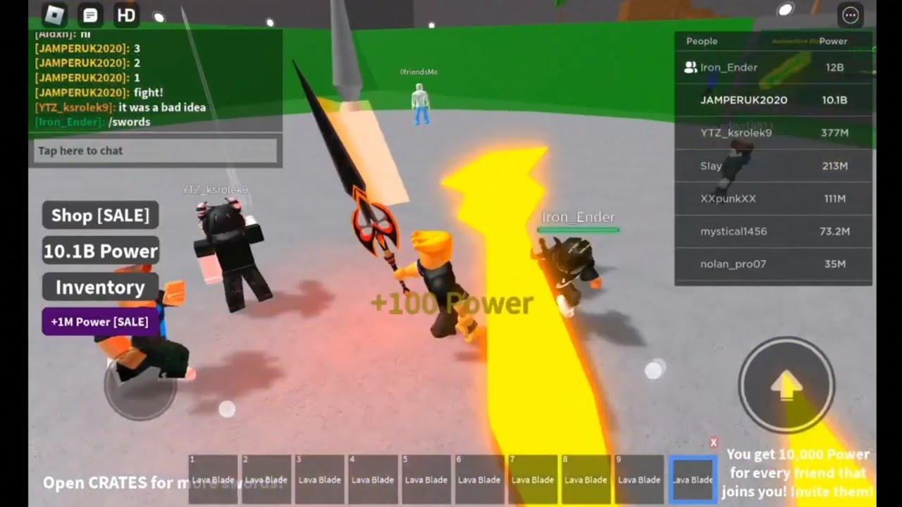Roblox - Blades World [10X Power] New Update! - YouTube