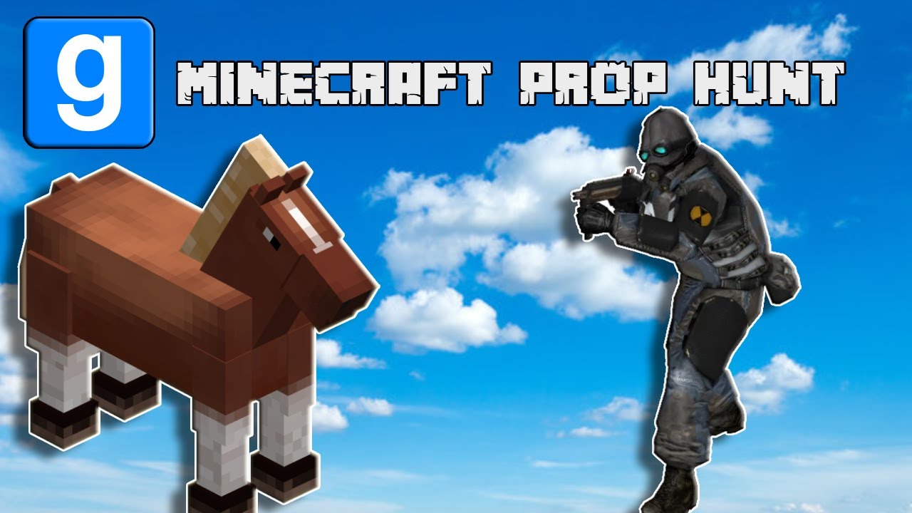 New MINECRAFT Prop Hunt Funny Moment (Garry's Mod) - YouTube