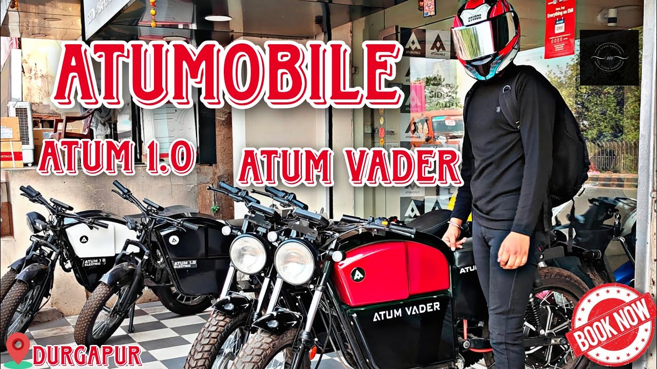 ATUMOBILE ATUM 1.0 & ATUM VADER || REVIEW || TEST RIDE || THE NEW EV ...