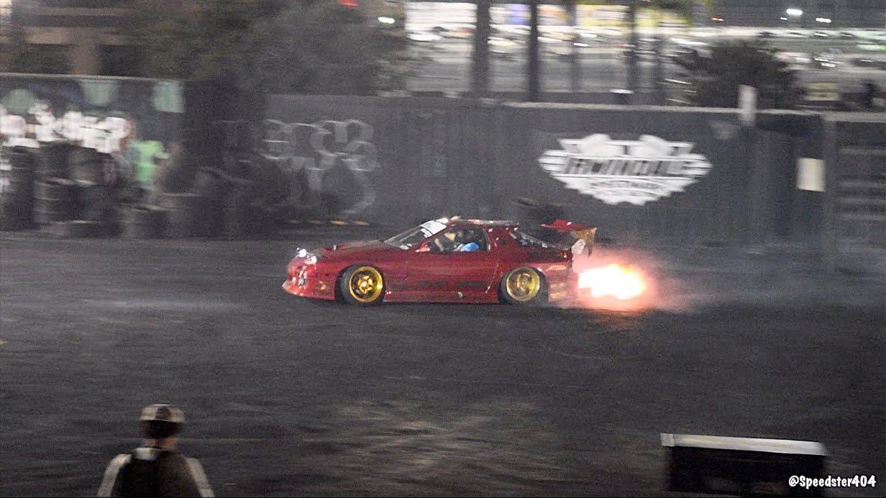 This FLAME SHOOTING RX-7 Will Shock you! Hoonigan Burnyard Bash ft ...