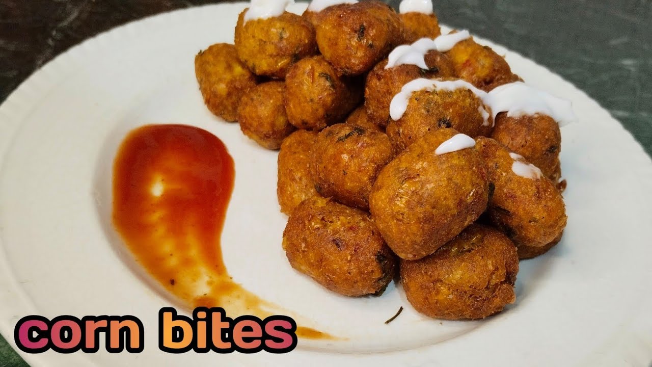 Corn Bites Recipe//Monsoon special Corn Bites//Corn Potato Bites/simple ...