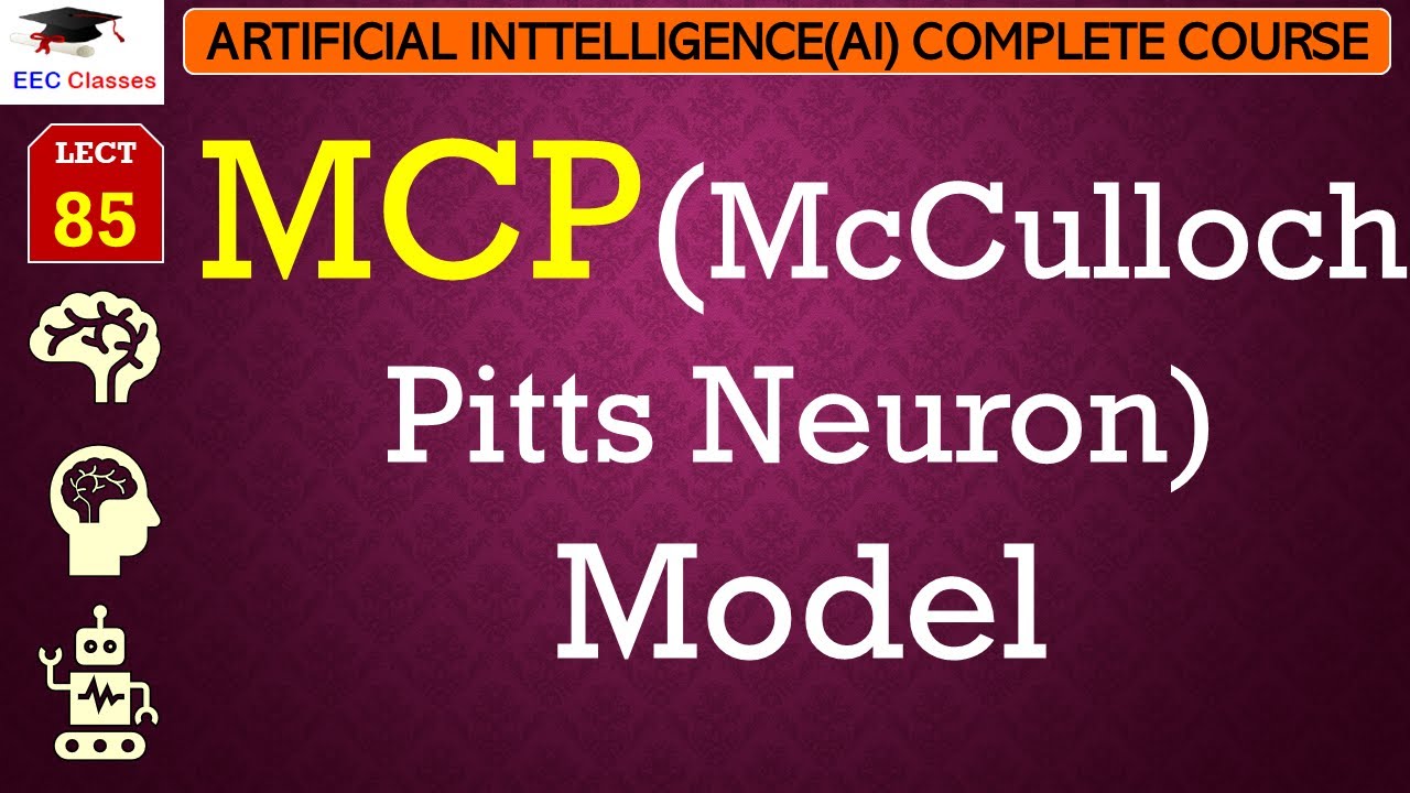 L85: MCP(McCulloch Pitts Neuron Model) | Artificial Intelligence ...