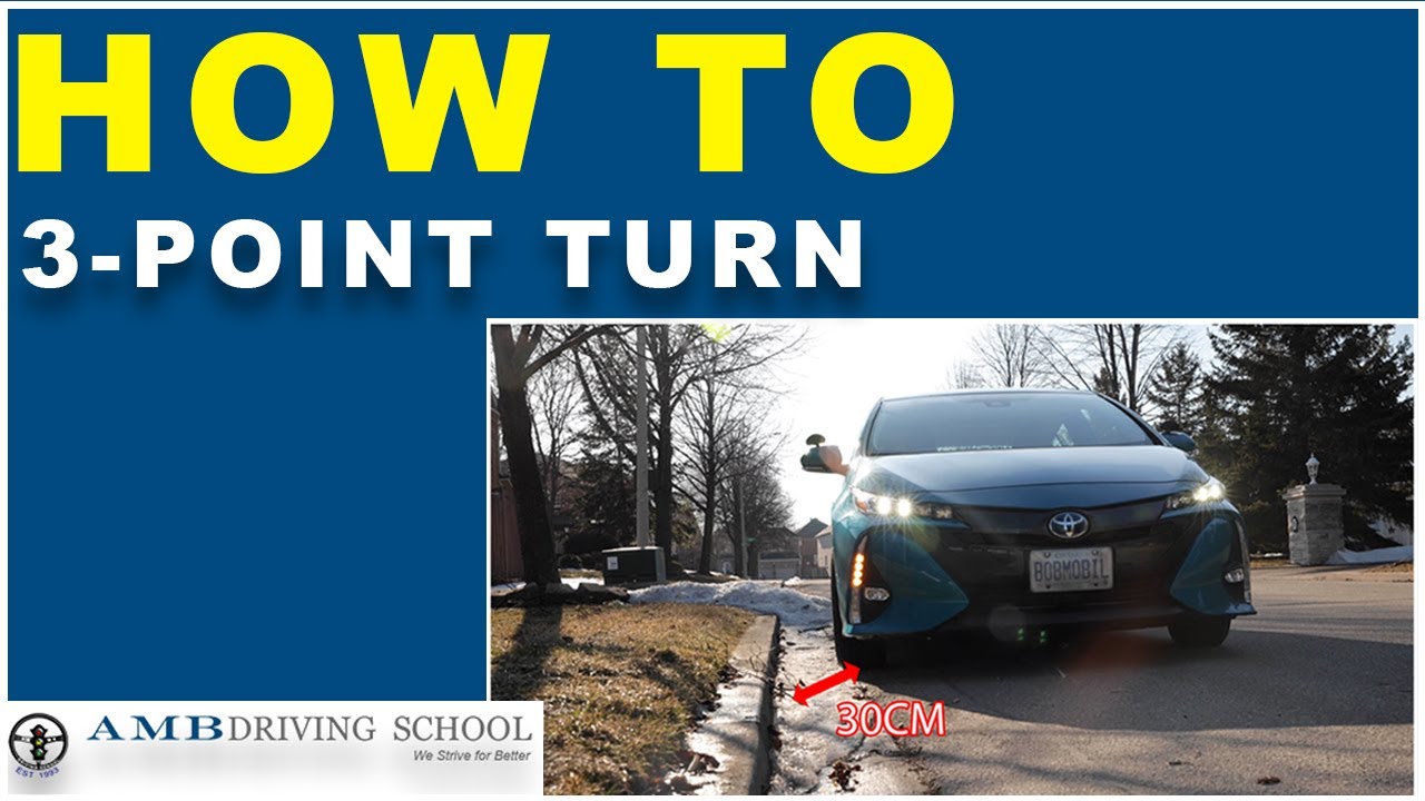 3 Point Turns - AMB Driving School - YouTube