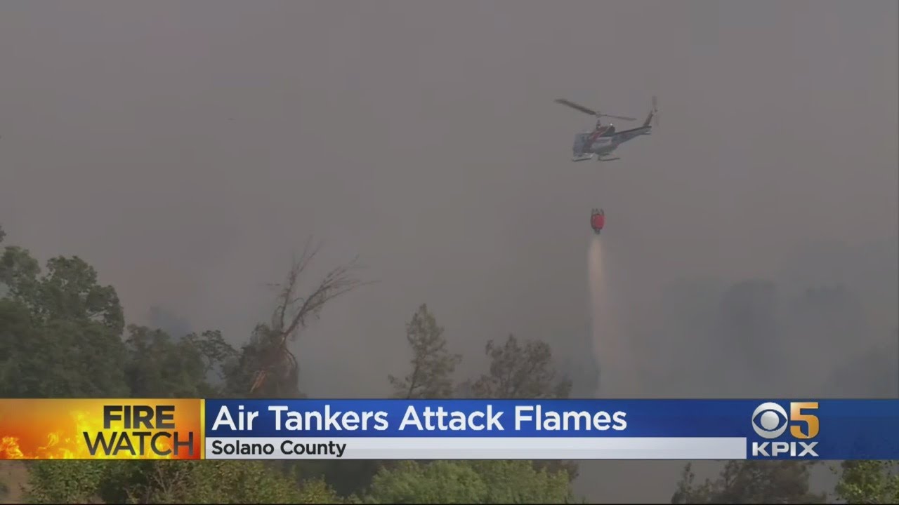 Evacuations Orders As Huge Quail Fire In Solano County Doubles In Size ...