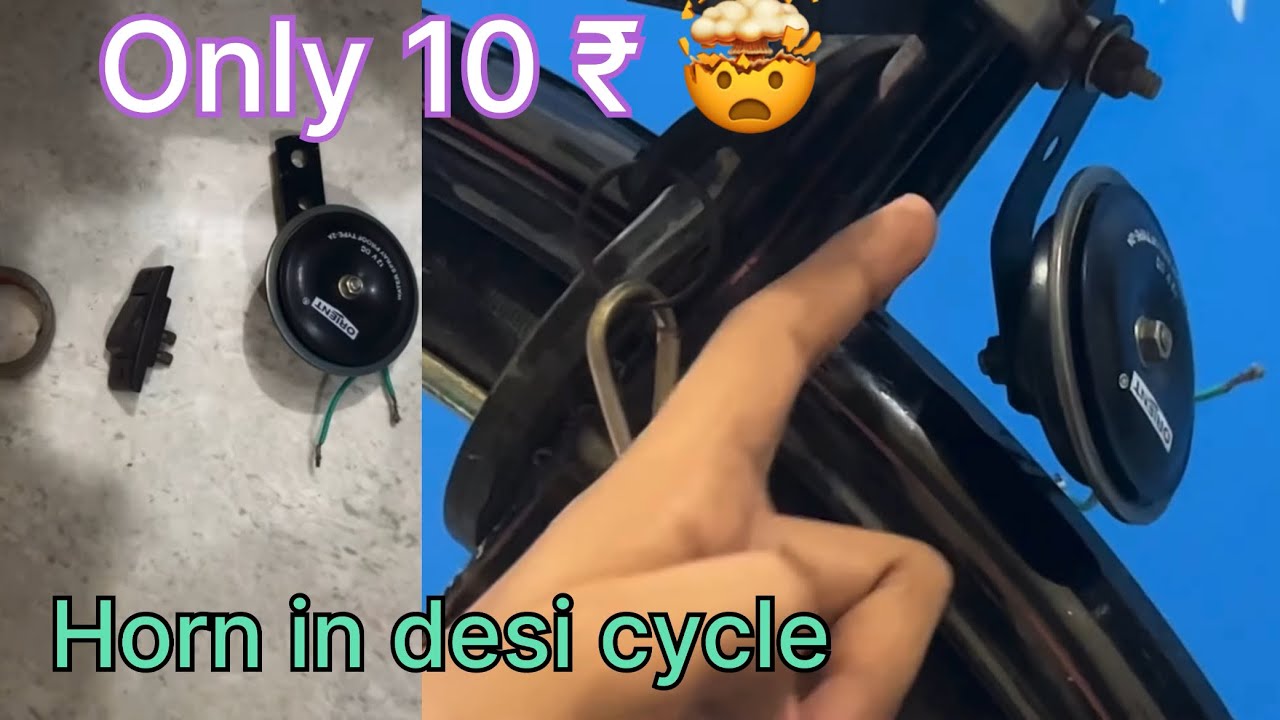 How to Install horn In Cycle 🚲 ||Abhishek Experiment ||#experiment ...