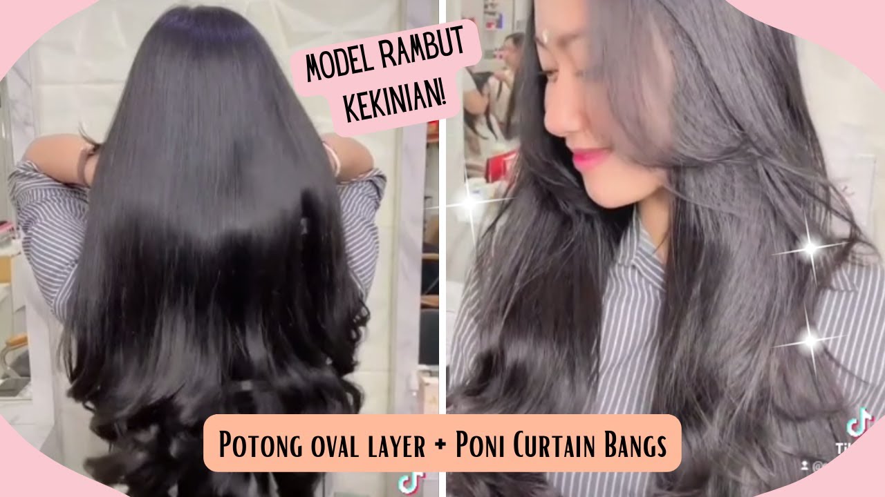 Yang lagi VIRAL!! Potong Rambut Ala Korea : 3D Cutting + Poni Curtain ...
