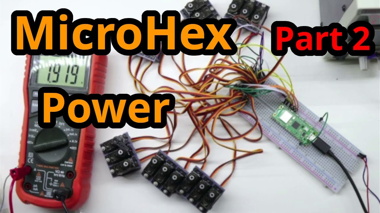 MicroHex Part 2 | Micro Hexapod Powering Multiple Servos - YouTube