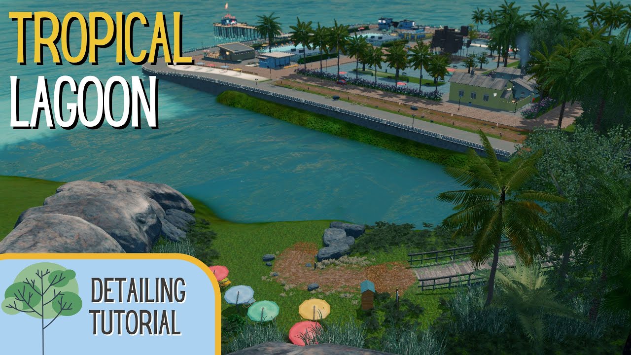 Transforming The Community Pool! Cities Skylines Detailing Tutorial ...