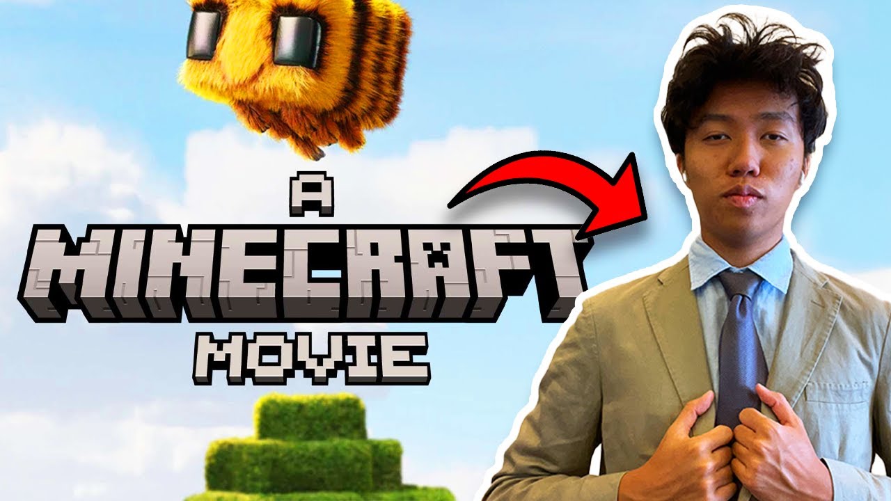 watching the minecraft movie IN A SUIT... - YouTube