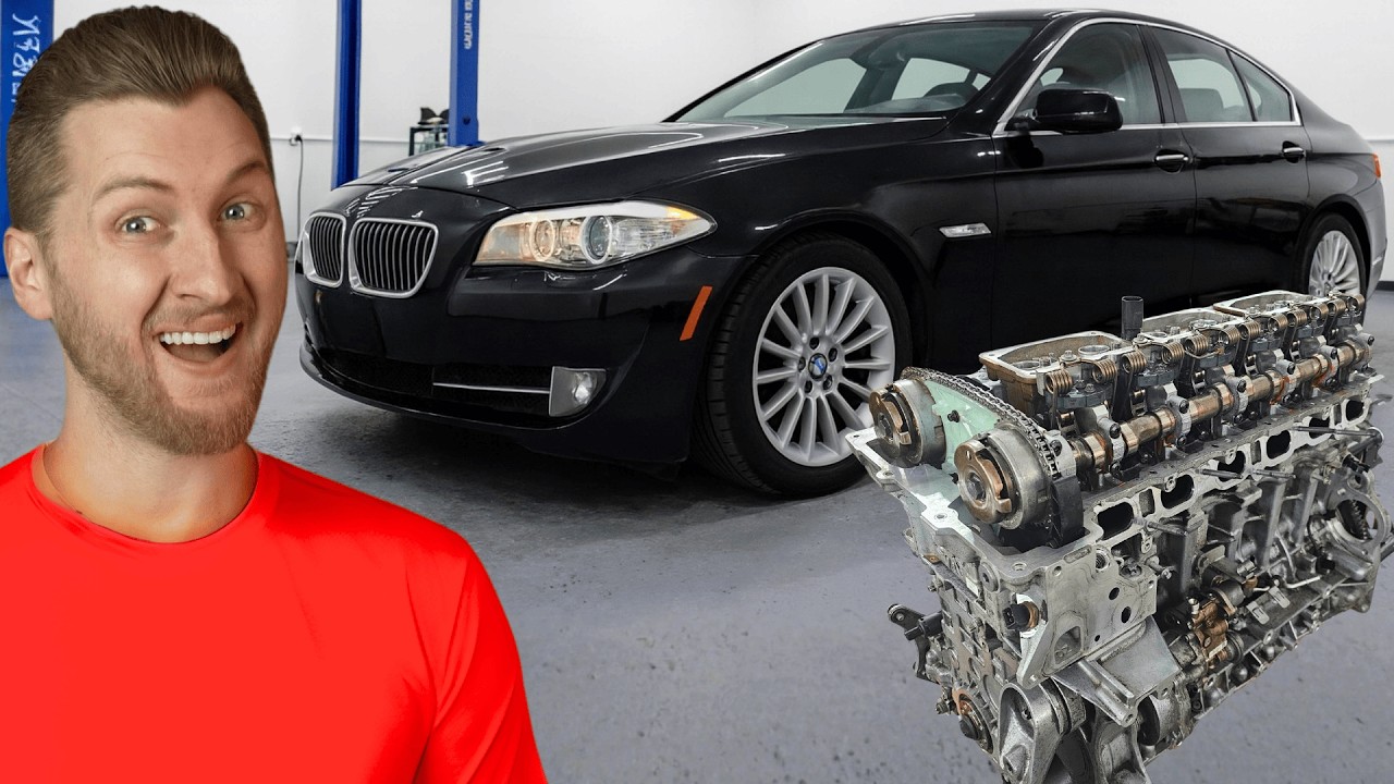 I Rebuilt My DESTROYED N55 Engine For My $1,000 BMW F10! - YouTube