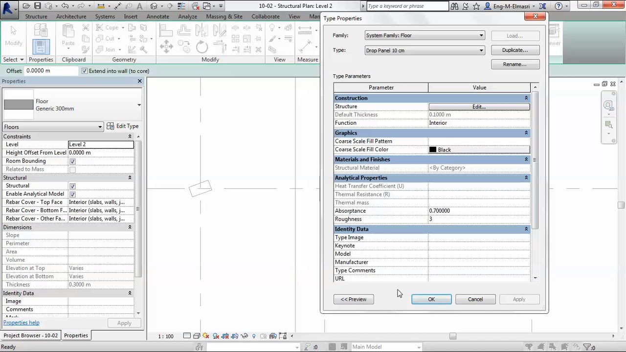 Revit Structure | 10 Structural Floors | 02 Drop Panel - YouTube