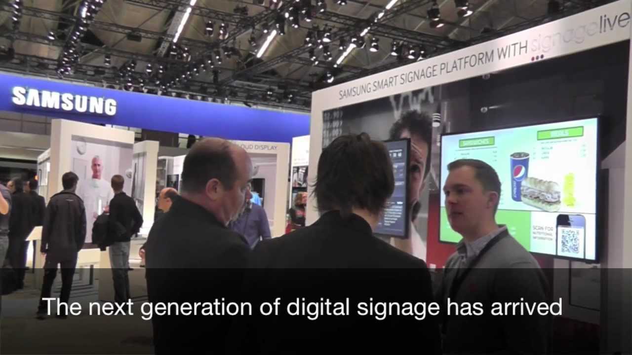 Samsung Smart Signage Platform for 'no player' digital signage powered ...