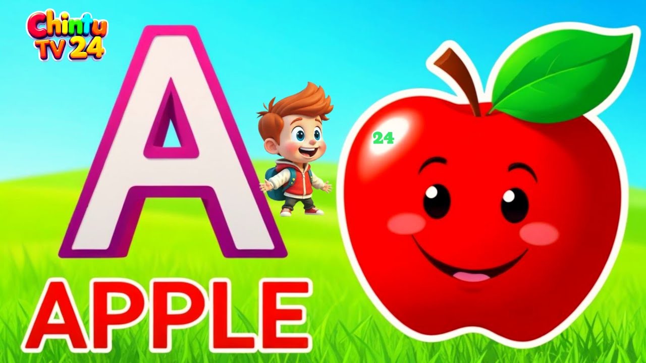 Phonics Song 2 with TWO Words in 3D- A For Airplane- ABC Alphabet Songs ...