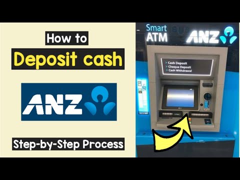 Deposit Cash ANZ ATM | Deposit Money ANZ Smart ATM into ANZ account ...