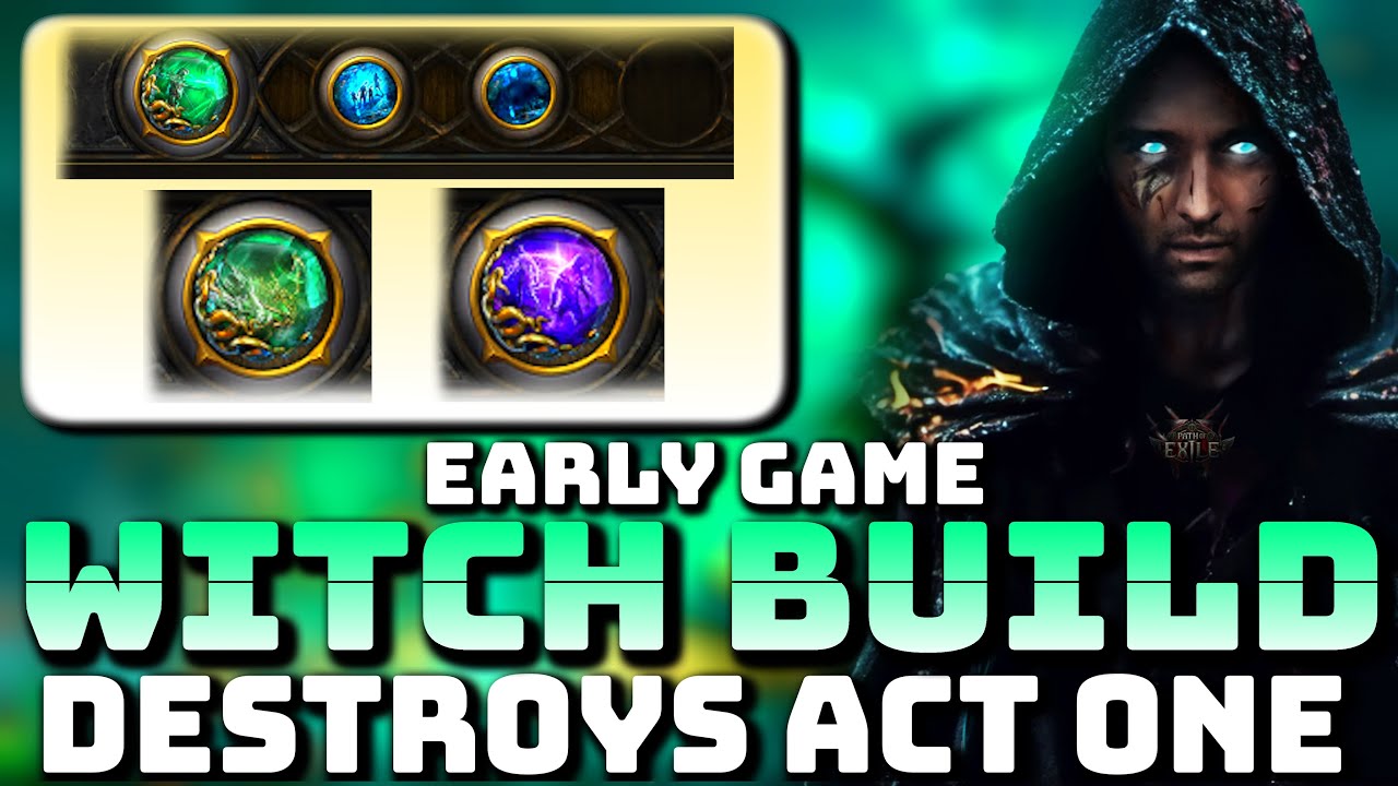 PATH OF EXILE 2 - THIS SIMPLE WITCH BUILD DESTROYS ACT ONE & BOSSES ...