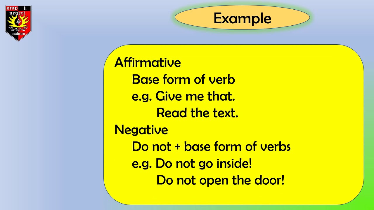 IMPERATIVE SENTENCE YouTube imperative-sentence-youtube