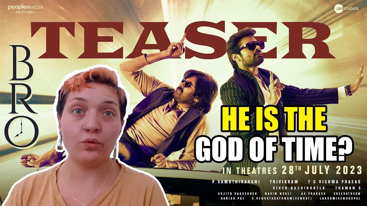 BRO Teaser Reaction | Pawan Kalyan | Sai Tej | Trivikram ...