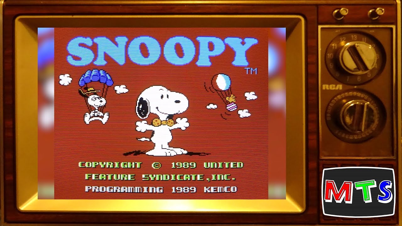 MTS Presents: Snoopy's Silly Sports Spectacular, NES, #retrogaming #nes ...