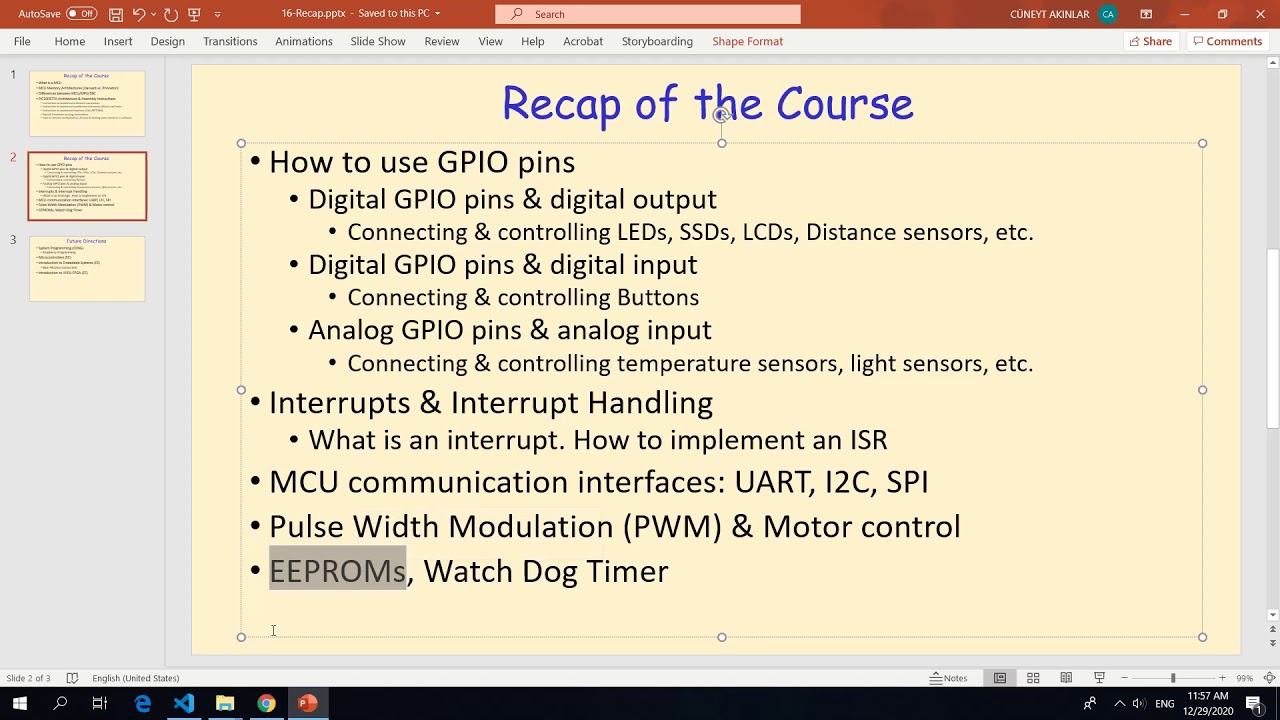 Course Recap & Recommendations - YouTube