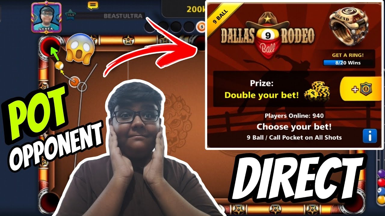 9 BALL POT KARDI OPPONENT NE PLAY DALLAS RODEO!!! IN 8 BALL POOL EP:204 ...