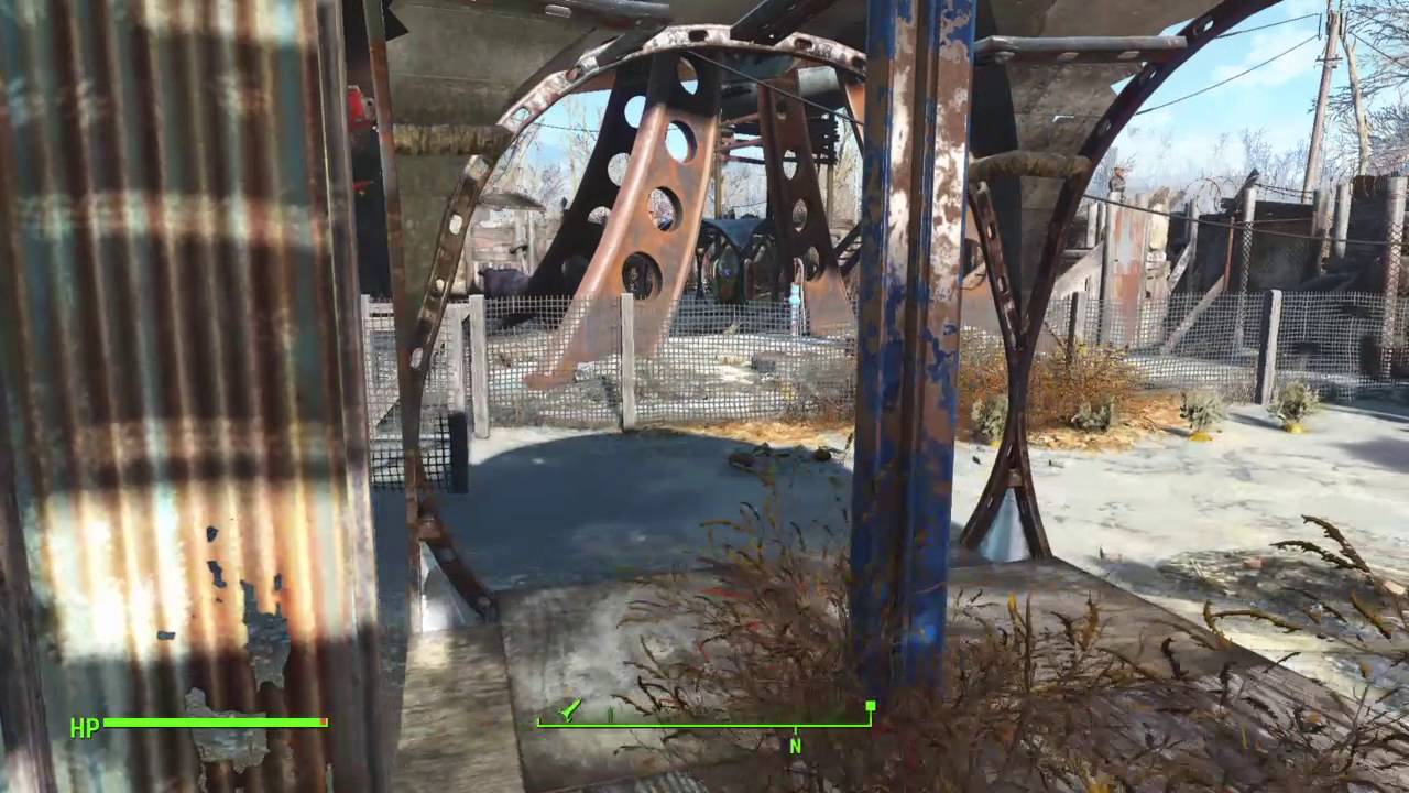 Fallout 4 - Immersive Red Rocket Settlement Build - YouTube
