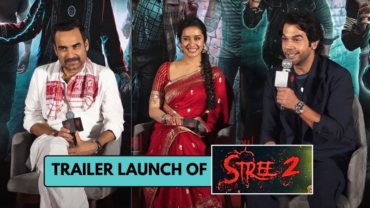 Shraddha Kapoor, Rajkummar Rao, Pankaj Tripathi & Others At Trailer ...