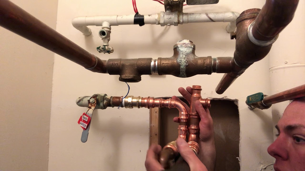 Water meter replacement spacer part 3 - YouTube