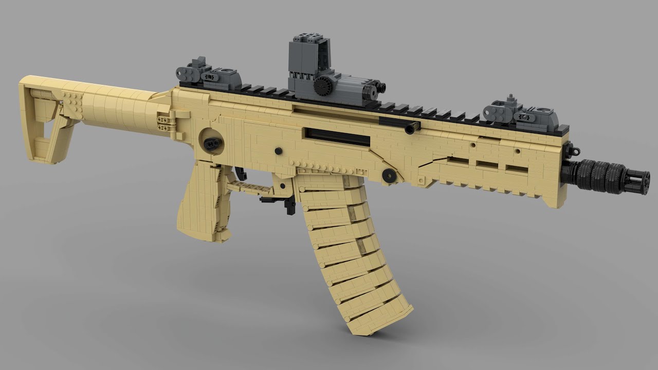 Custom LEGO Gun MOC: MA Compact Assault Rifle - YouTube